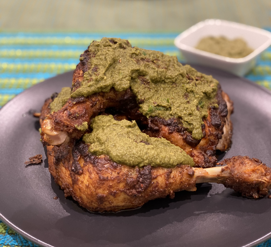 Middle Eastern Spiced Chicken with Zhoug – Dirty Apron Recipes